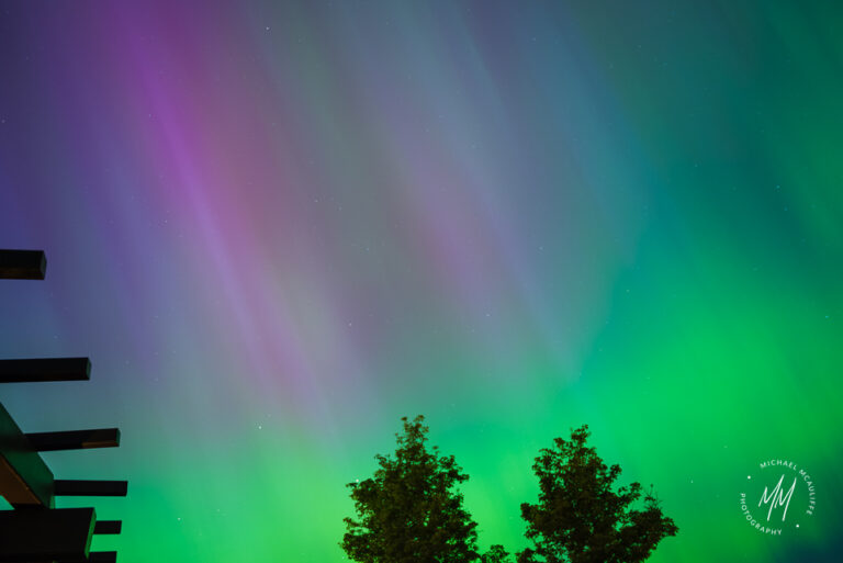Northern Lights From Edmonds, Washington - Michael McAuliffe Photography